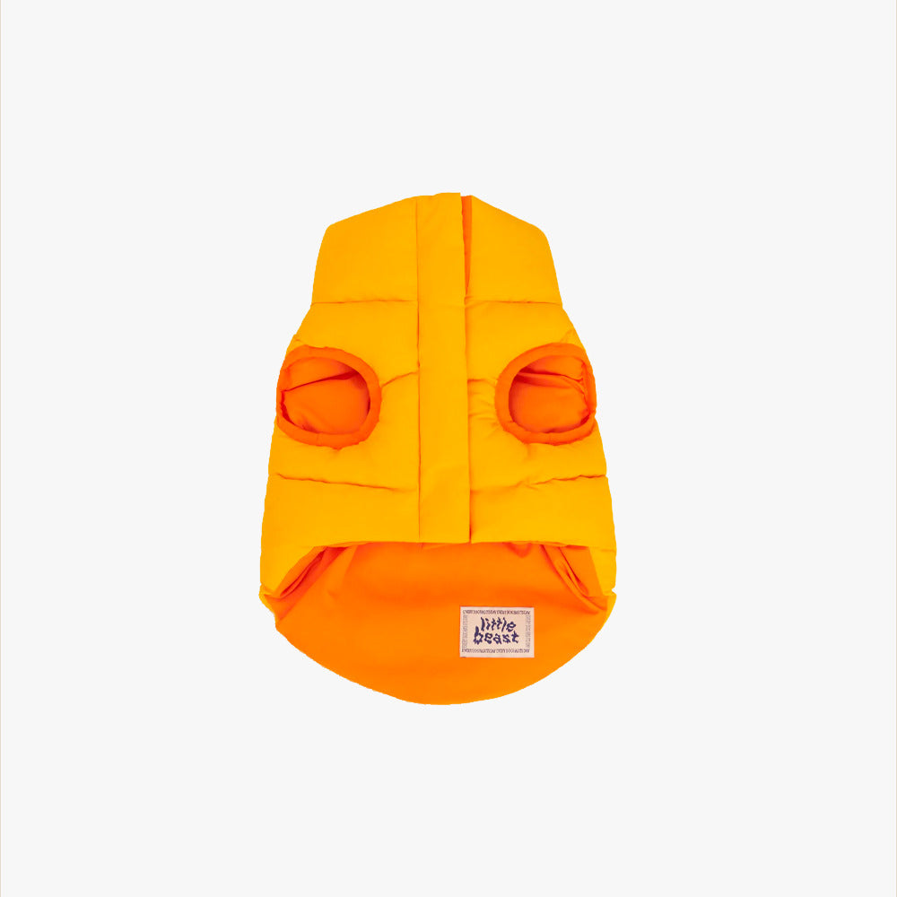 The Super Duper Reversible Parka Vest - Light Orange & Orange – Minimog ...